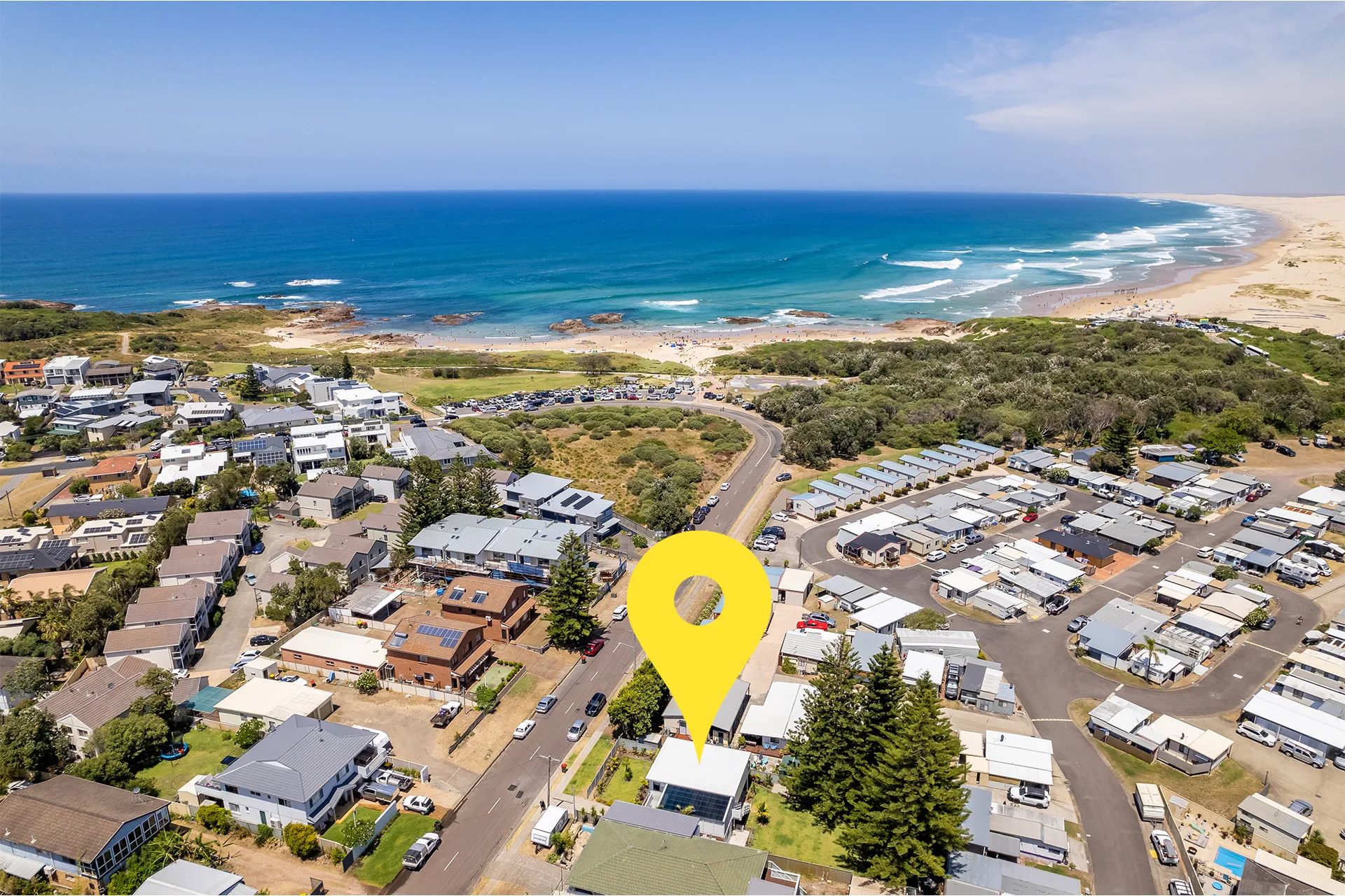 Five Pines Beach House at Birubi, 20 Robinson St - pet friendly, aircon ...